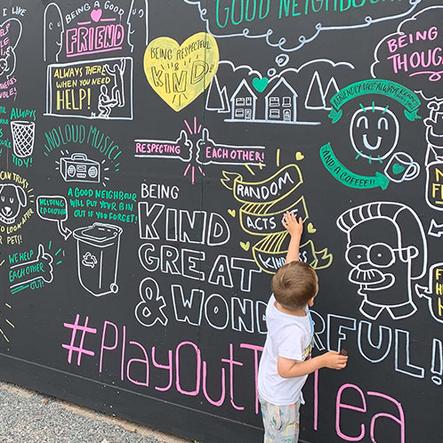 Play out til' tea - Boo Yeah Illustration Services